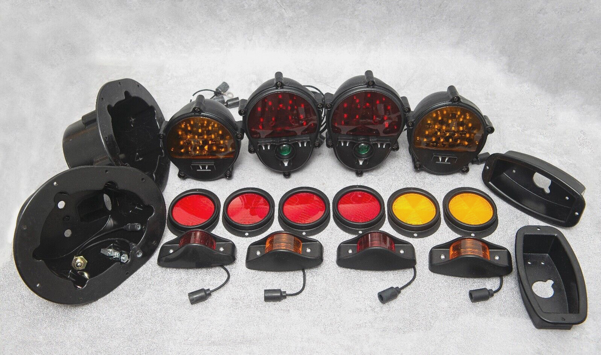 HUMVEE TURN SIGNAL LIGHT KIT W REVERSE LIGHT SWITCH LED 5 Ton 2.5 Ton ...