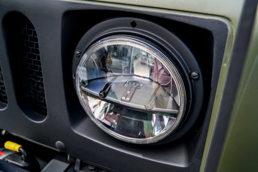 LED HMMWV HEADLIGHTS ASSY BLACK Hummer H1 - PAIR – USC Industry