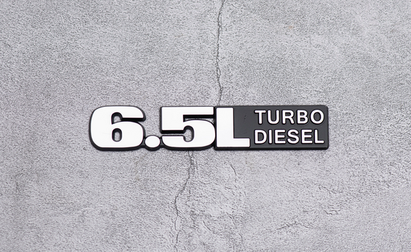 Hummer H1 6.5L Turbo Diesel Emblem Badge Logo Chrome Decal 600859 – USC ...