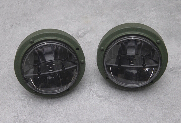 LED HMMWV HEADLIGHTS ASSY GREEN Humvee Hummer H1 - PAIR – USC Industry